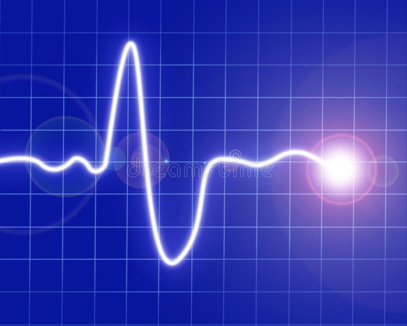 De monitor van het hart stock illustratie. Illustration of geneeskunde ...