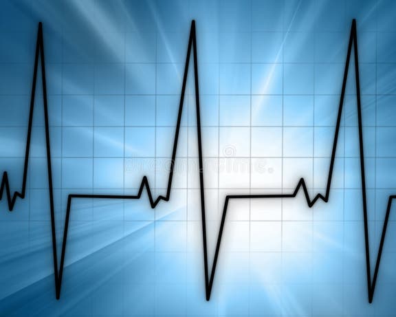 De monitor van het hart stock illustratie. Illustration of scherm - 8656648