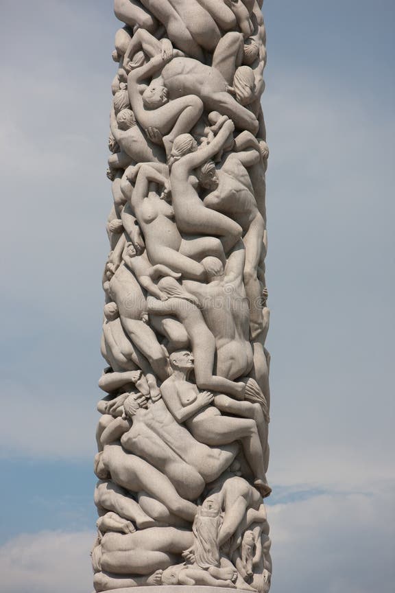 De monoliet redactionele afbeelding. Image of noorwegen - 11837065