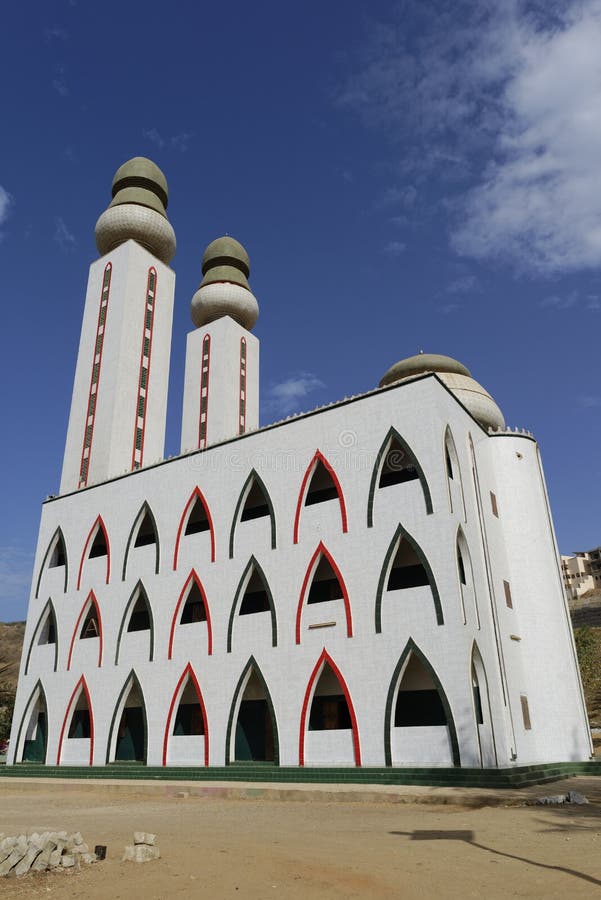 De moskee stock afbeelding. Image of groen, koepel, moslim - 29166191
