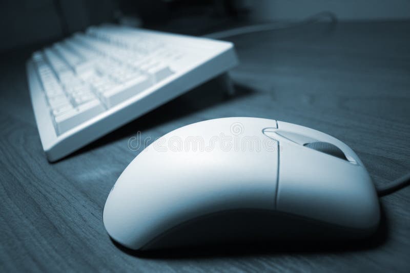 Computer Muis En Toetsenbord Stock Afbeelding - Image of aardig ...