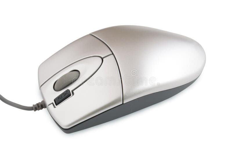 In Hand De Muis Van De Computer Stock Afbeelding - Image of apparatuur ...