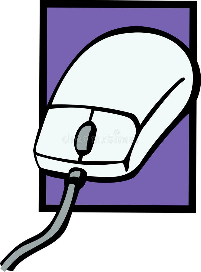 De muis van de computer vector illustratie. Illustration of technologie ...