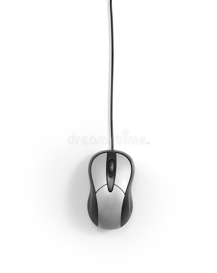 Gele computermuis stock foto. Image of manipulatie, klik - 27609496