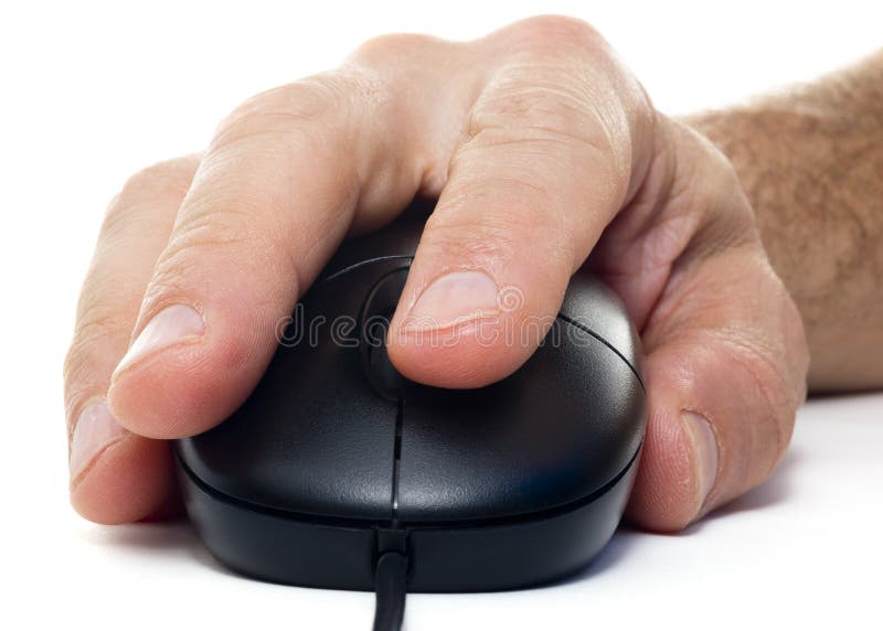 De muis van de computer stock foto. Image of bezig, menselijk - 28505808