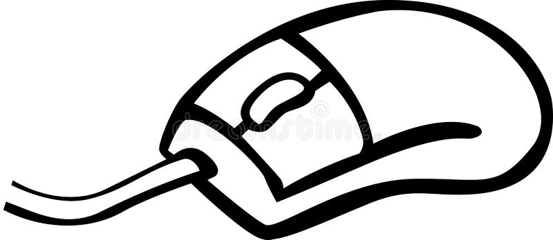 De Vector Van Het De Muissymbool Van De Computer Illustratiokn Vector ...