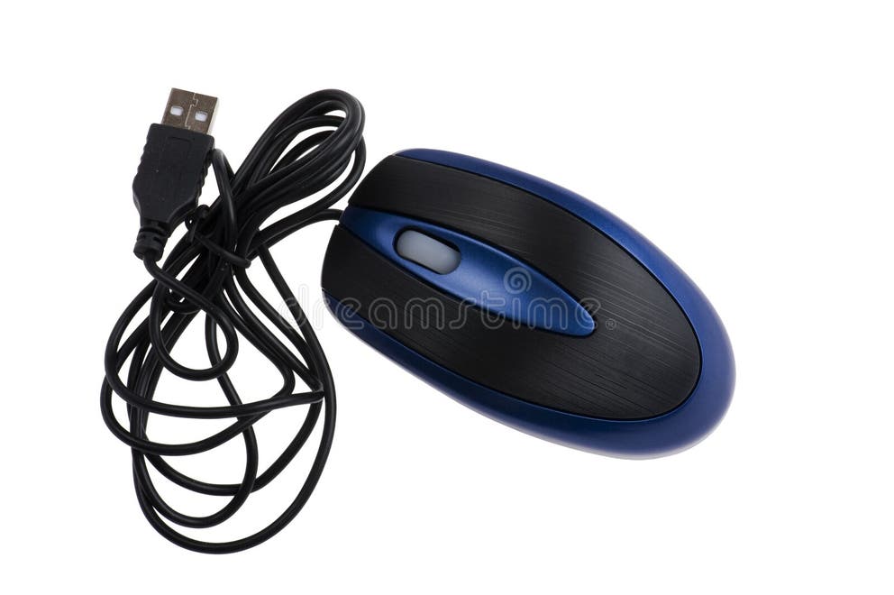 De Muis Van De Computer Op Wit Stock Afbeelding - Image of muis ...