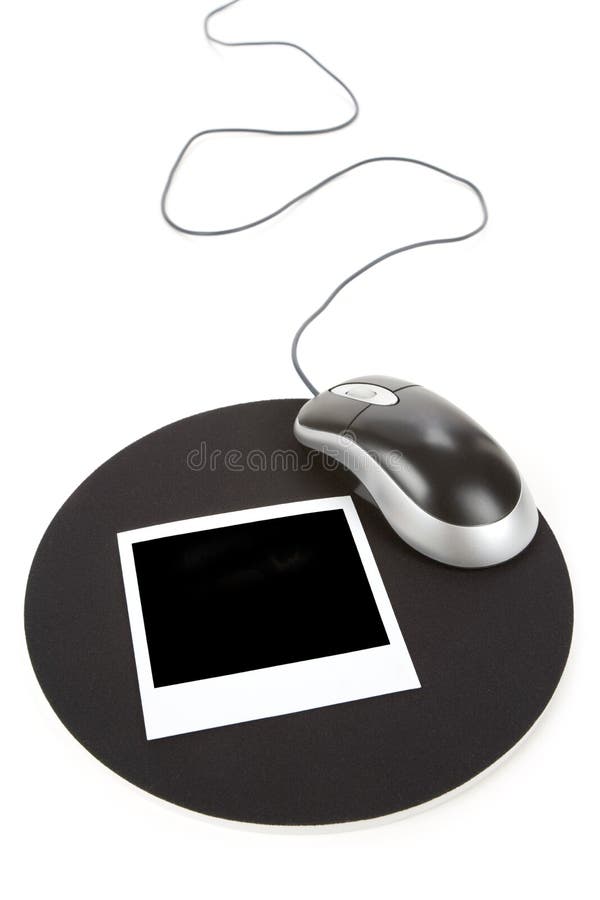 Foto en computermuis stock afbeelding. Image of kabel - 9190581