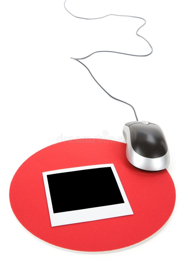 De Muis Van De Foto En Van De Computer Stock Afbeelding - Image of rood ...