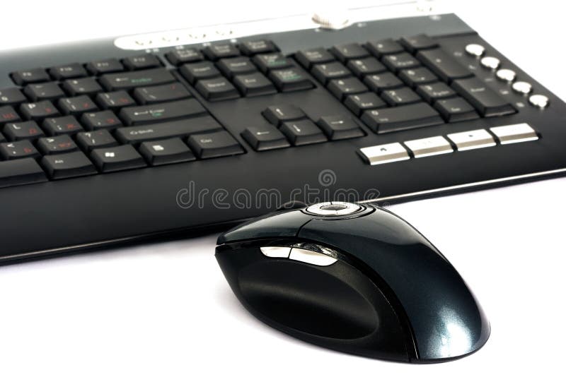 Toetsenbord En Computermuis Stock Afbeelding - Image of muis, onderdeel ...