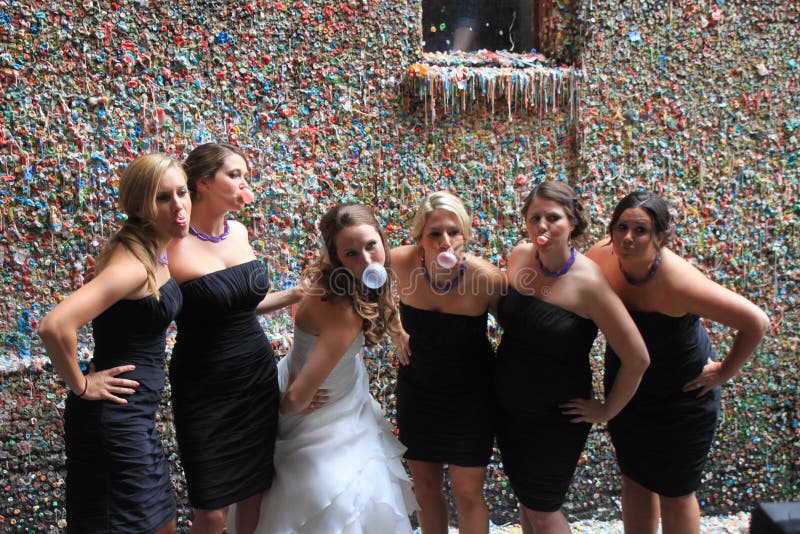 De Muur Van De Gom Van Seattle Redactionele Fotografie - Image of ...