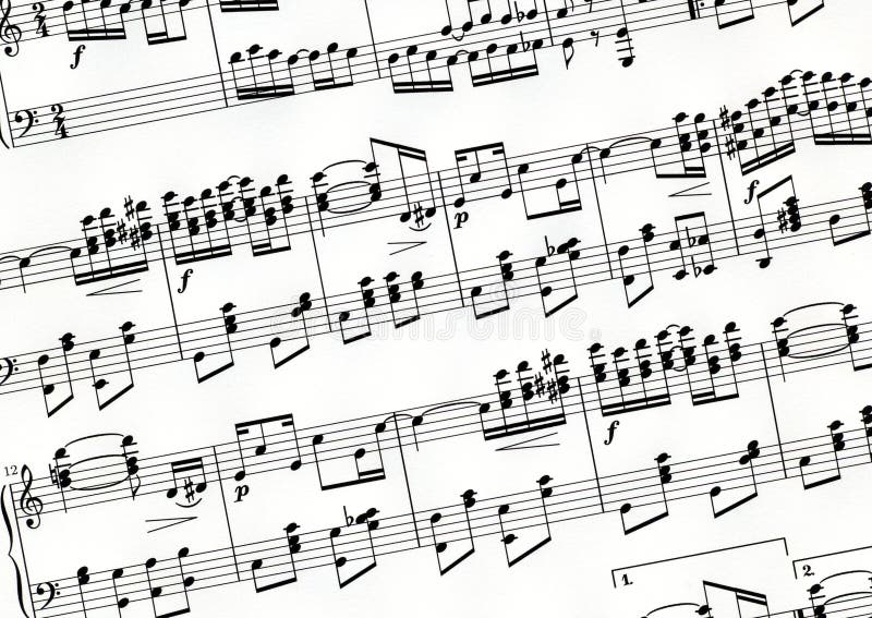 Oude bladmuziek stock foto. Afbeelding bestaande uit score - 649054