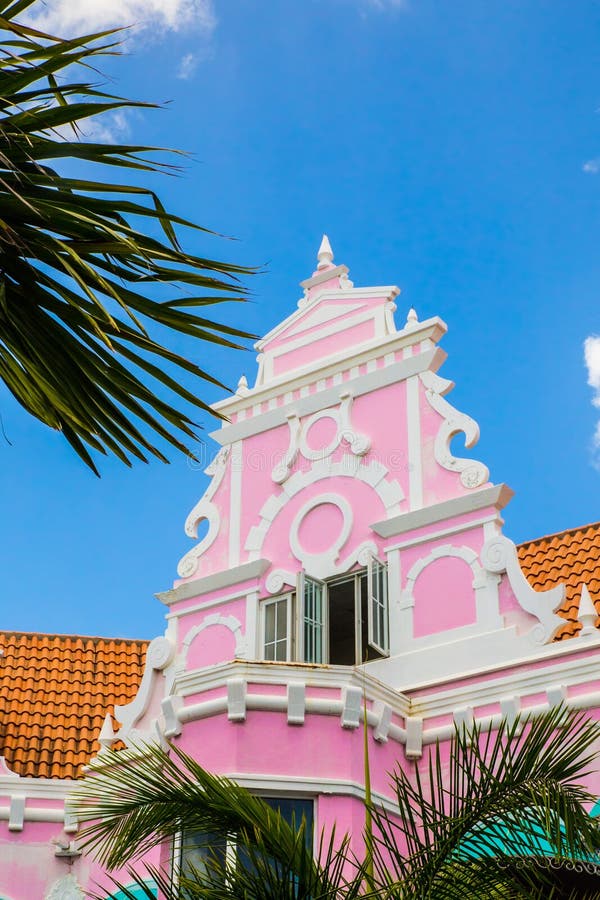 De Nederlandse Architectuur Van Aruba Stock Foto - Afbeelding bestaande ...
