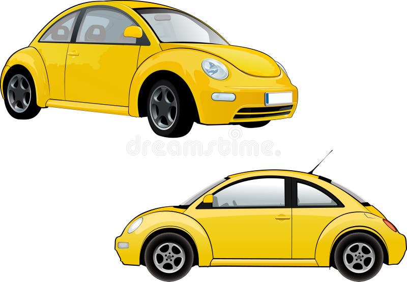 De Nieuwe Kever Van Volkswagen Vector Illustratie - Illustration of ...