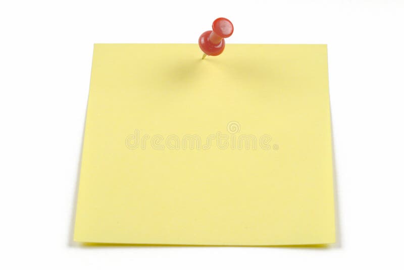 De Nota Van De Post-it Met Witte Achtergrond 4 Stock Afbeelding - Image ...
