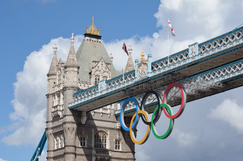 De Olympische Ringen Van Londen Redactionele Stock Afbeelding - Image ...