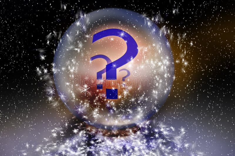 De onbekende toekomst stock illustratie. Illustratie bestaande uit ...