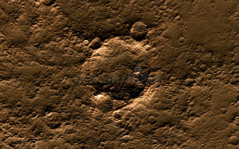 De oppervlakte van Mars stock afbeelding. Afbeelding bestaande uit ...
