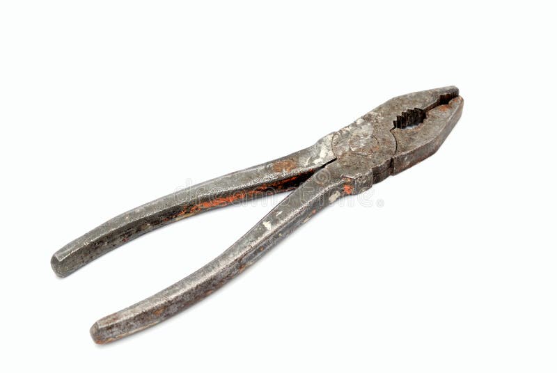 De Oude Buigtang Van De Ijzer Vlak-neus Stock Afbeelding - Image of ...