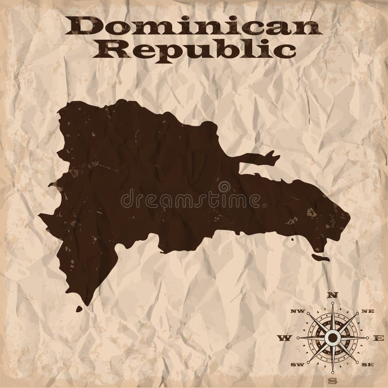De Kaart Van De Dominicaanse Republiek in Grijs Op Een Witte ... De Kaart Van De Dominicaanse Republiek in Grijs Op Een Witte ...