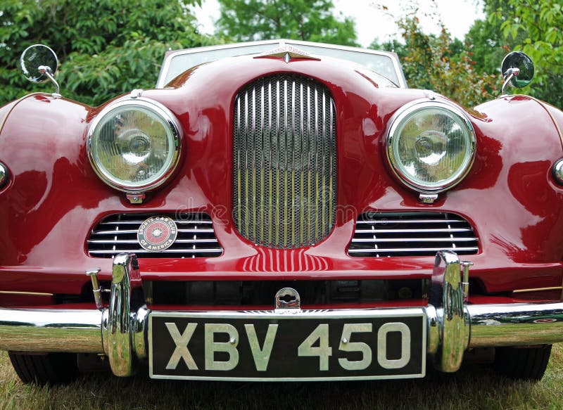 De Oude Rode Auto Van De Jowettspeer Redactionele Stock Foto - Image of ...