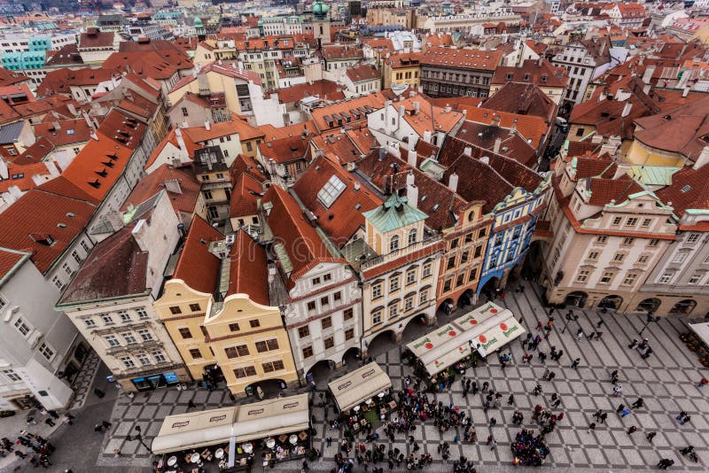 Oude Stad Praag redactionele fotografie. Image of praag - 25279667