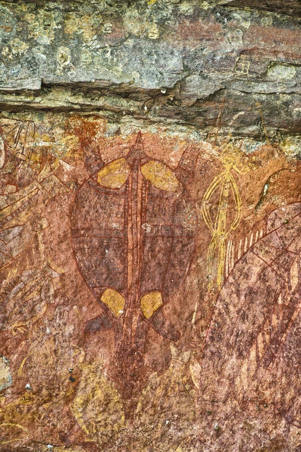 De Oude Tekening Van De Rots Stock Foto - Image of symbolisch, symbool ...