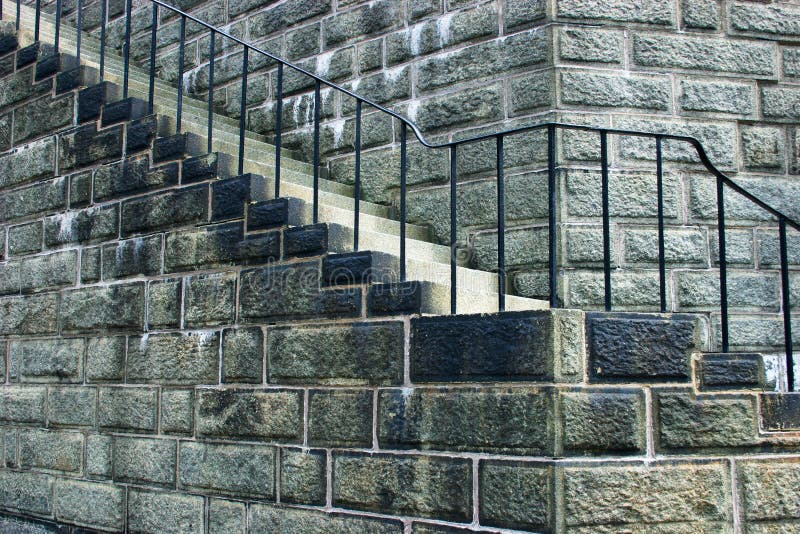 De oude Trap van de Steen stock foto. Image of escalatie - 1037118
