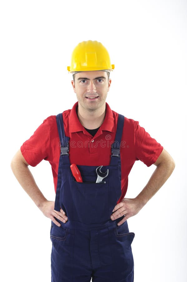 De overall van de arbeider stock foto. Image of bouwer - 21894098