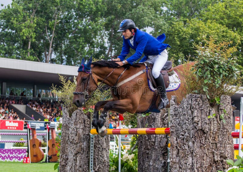 De Paard Springende Concurrentie Redactionele Stock Foto - Image of ...