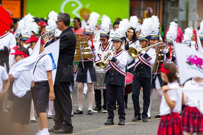 De Parade Van De Onafhankelijkheidsdag, Costa Rica Redactionele Stock ...