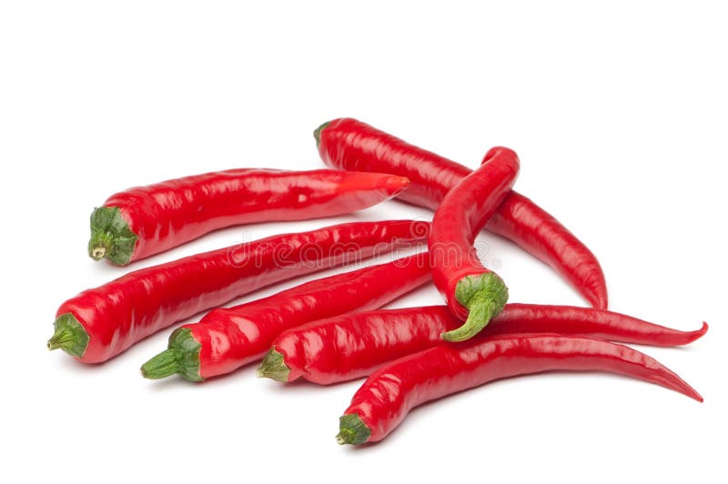 De Peper Van De Spaanse Peper Stock Afbeelding - Image of rood, voedsel ...