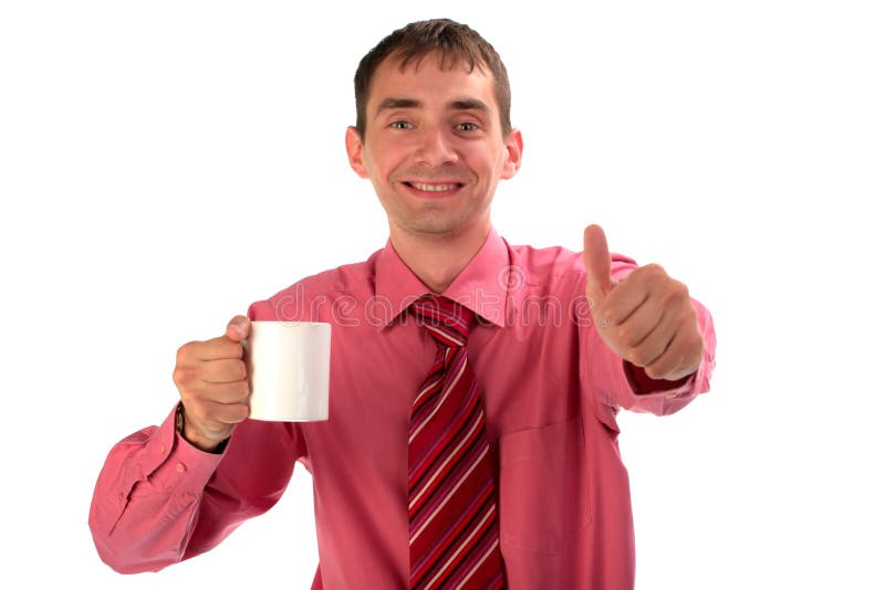 De persoon met een mok stock afbeelding. Image of stabiliteit - 9823777