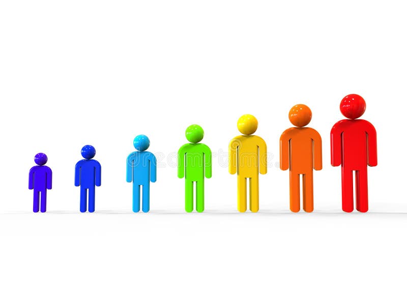 De persoonlijke groei stock illustratie. Illustration of gebouw - 65517080