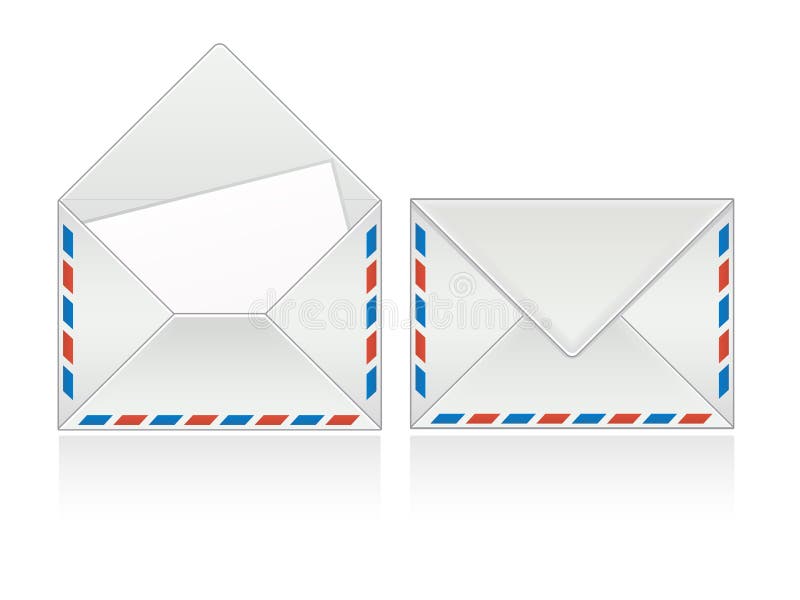 De Pictogrammen Van De Post Vector Illustratie - Illustration of ...