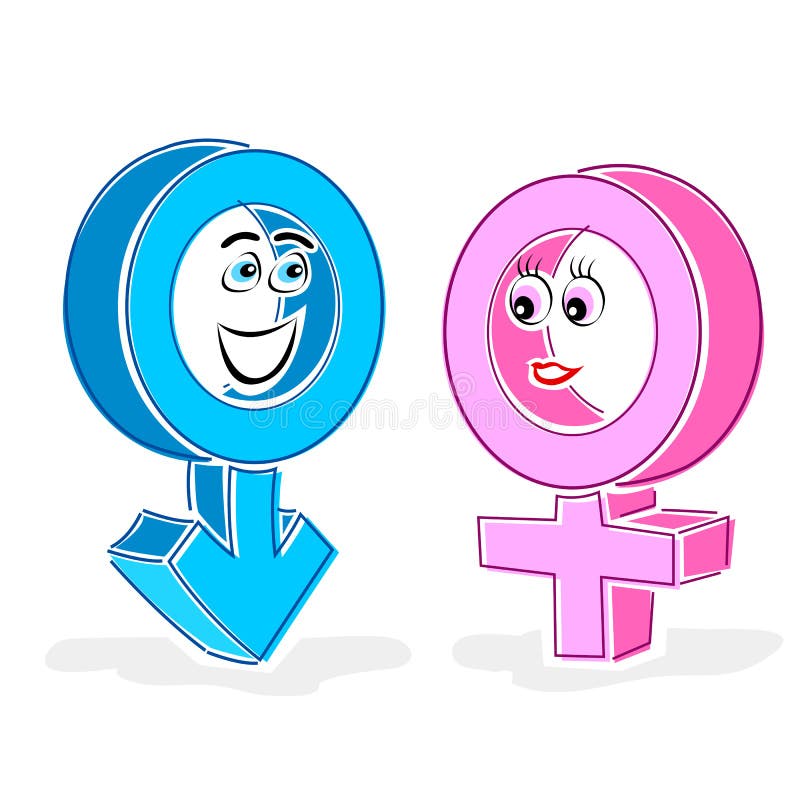 De Pictogrammen Van Het Geslacht Vector Illustratie - Illustration of ...