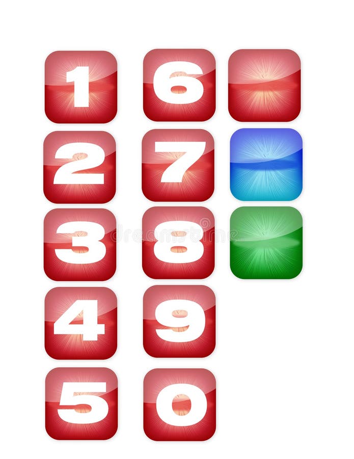 De pictogrammen van Iphone vector illustratie. Illustration of groen ...