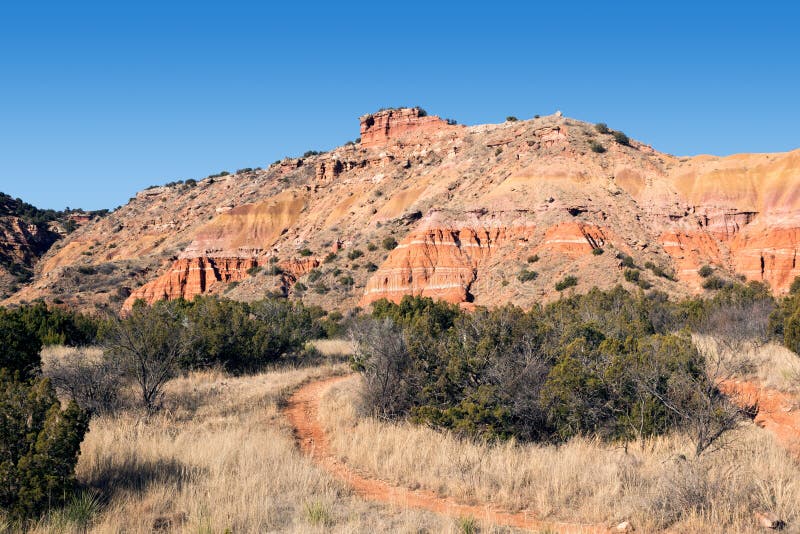 Palo Duro Canyon Systeem Van Caprock Escarpment in Texas Panhandle ...
