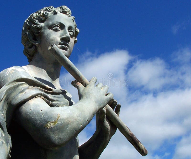 De pijper stock afbeelding. Image of zonnig, standbeeld - 5422129