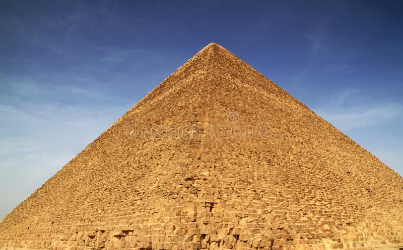 De Piramide Van Cheops in Giza Stock Foto - Image of piramides ...
