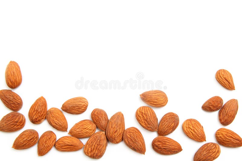 De Pittenachtergrond Van De Amandel Stock Afbeelding - Image of ...