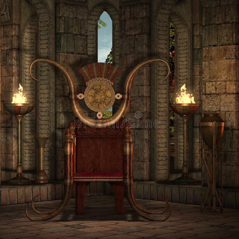 De Plaats van de mysticus stock illustratie. Illustration of steen ...
