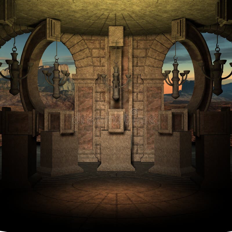 De Plaats van de mysticus stock illustratie. Illustration of ...