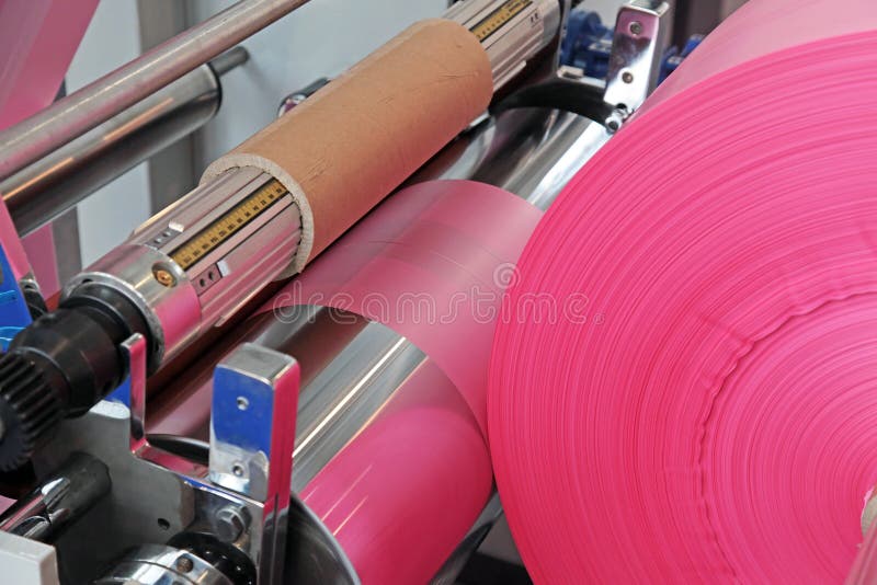 De Plastic Zak Van De Productie Stock Afbeelding - Image of rood ...