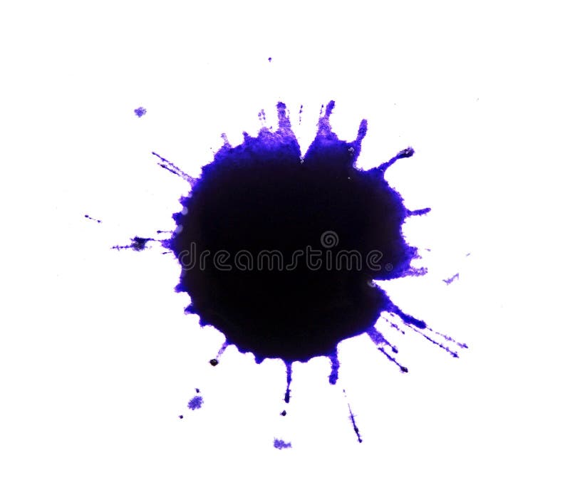 Blauwe vlek stock foto. Image of creativiteit, creatief - 16619426