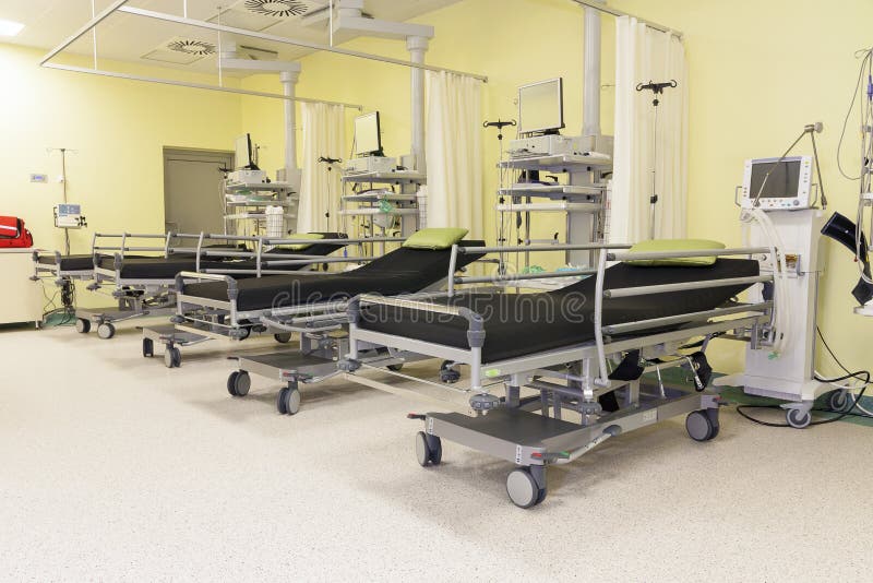 De Post Doeltreffende Afdeling Van Het Ziekenhuis Stock Foto - Image of ...