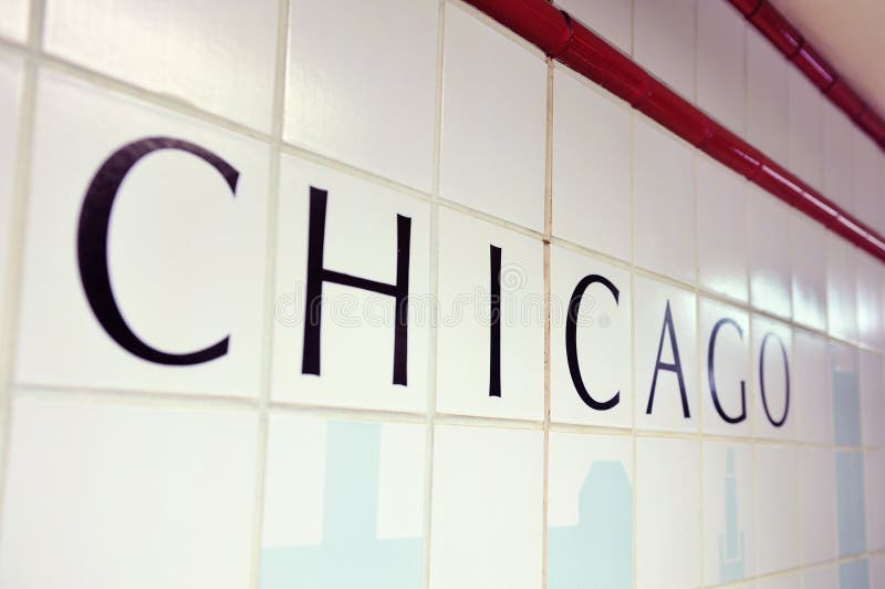 De Post Van De Metro Van Chicago Stock Foto - Image of amerika ...