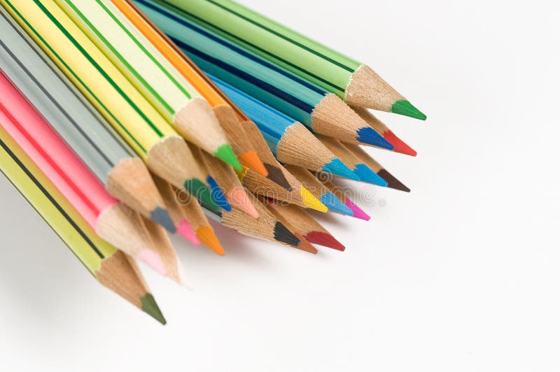 De potloden van kleuren stock foto. Image of scherp, ontwerp - 15678712