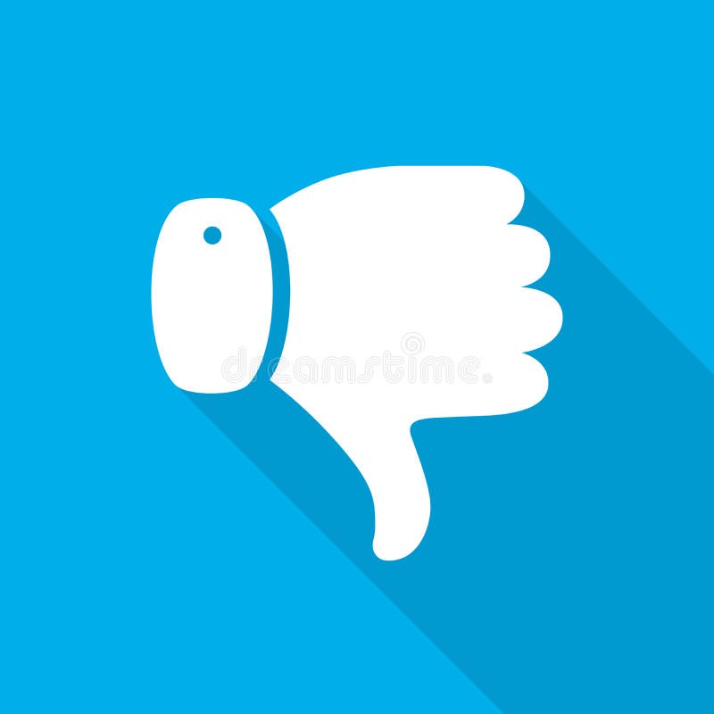 De Pouce Graphisme Vers Le Bas Illustration De Vecteur Illustration ...