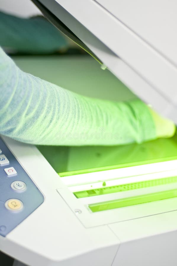 De printer van de fax stock afbeelding. Image of hardware - 4901965